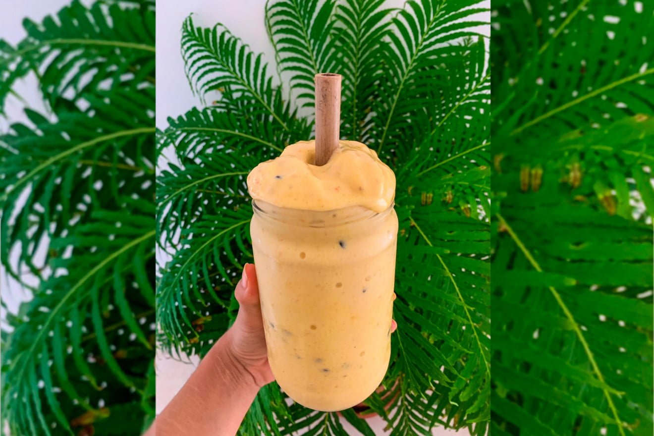 Recette : smoothie frappé passion-ananas - Femmes de Polynésie