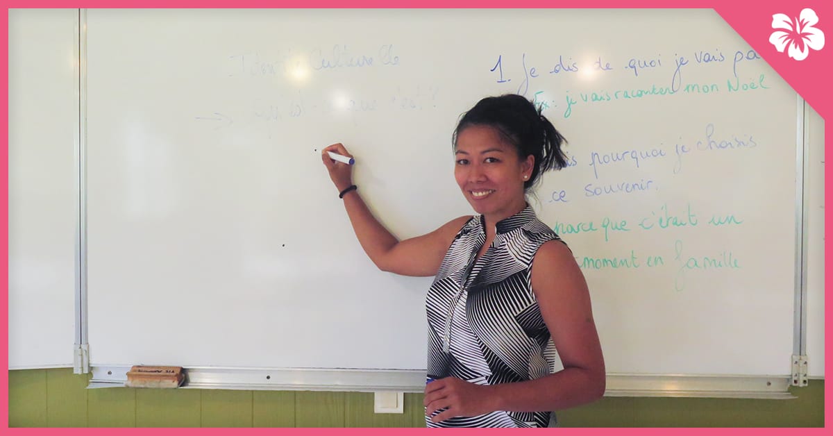 Mira Tchen, conjuguer enseignement et culture locale - Femmes de Polynésie